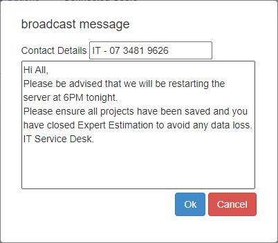Server Configuration Connected Users